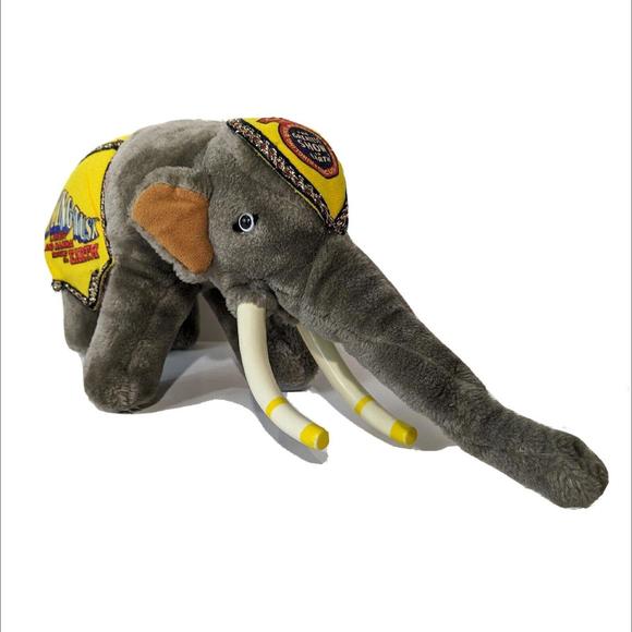 Other | 1987 Ringling Bros Barnum Bailey Circus King Tusk Plush Stuffed ...